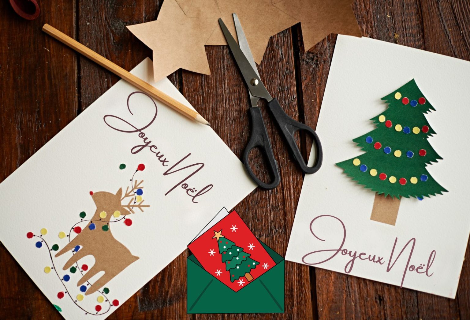 Carte de Noël à fabriquer : 10 bricolages faciles et festifs à essayer